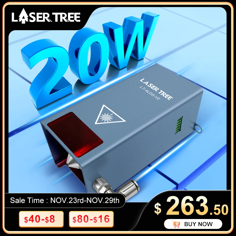 Laser-Boom-High-Power-20W-Optische-Power-Laser-Hoofd-Met-Air-Assist-Ttl ...