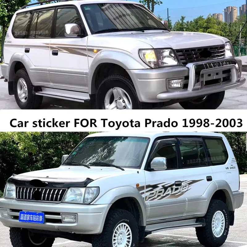 Car-sticker-FOR-Toyota-Prado-1998-2003-v6-3400-LC95-body-decoration ...