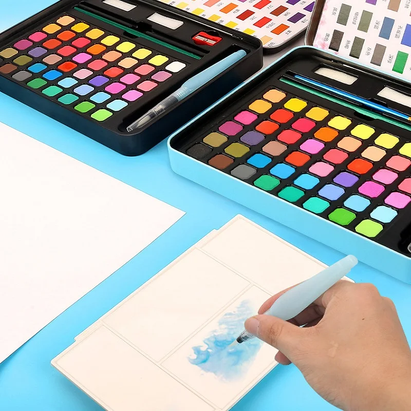 24-36-48Colors-Watercolor-Paint-Set-Vivid-Colors-Aquarelle-Pigment-With ...