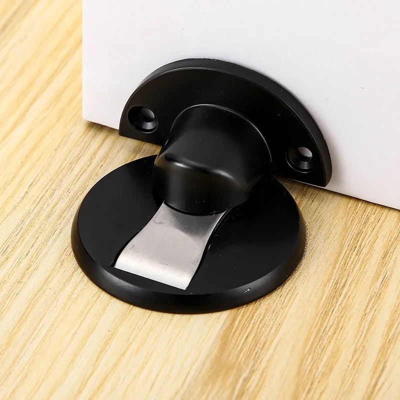 1 PCS Punch Free Invisible Door Stop Strong Magnetic Household Bedroom ...