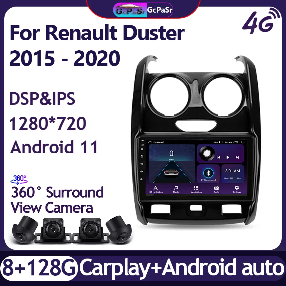 Rádio do carro vídeo multimídia player para renault duster 2015 2016 ...