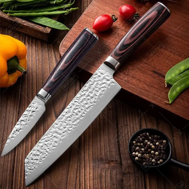 Professional-Kitchen-Knives-Handmade-Forged-Stainless-Steel-Knife ...