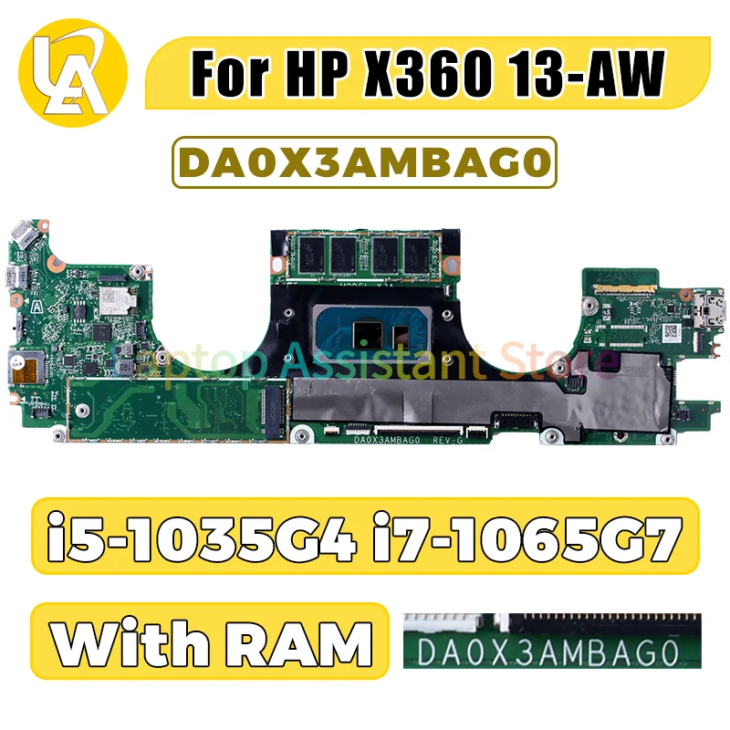 DA0X3AMBAG0-For-HP-Spectre-X360-13-A-Laptop-Motherboard-i5-1035G4-i7 ...