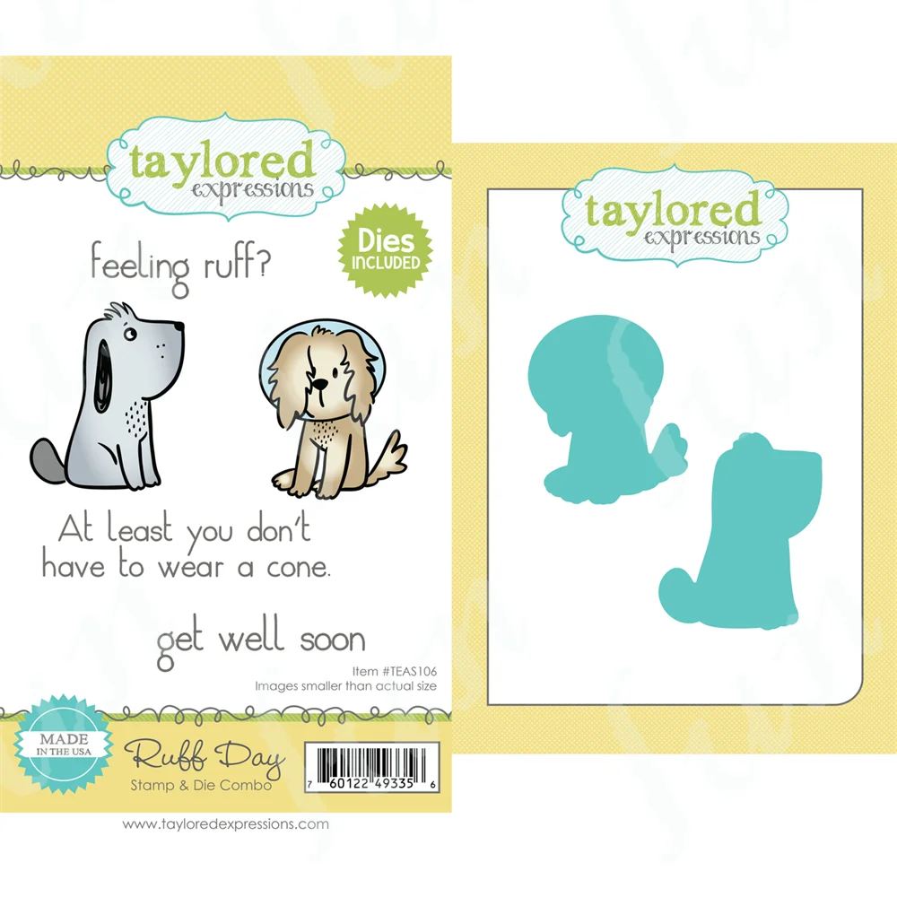 Ruff-Day-Metal-Cutting-Dies-and-Clear-Stamps-DIY-Molds-Scrapbooking ...