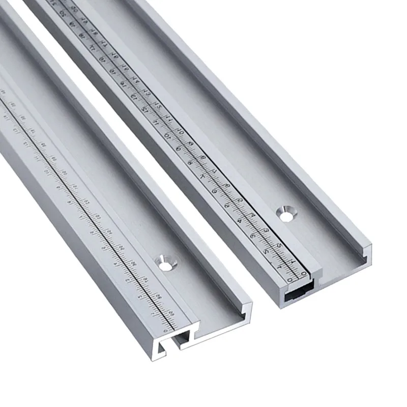 T-Track-with-Scale-for-Woodworking-Double-Cut-Profile-Universal-with ...