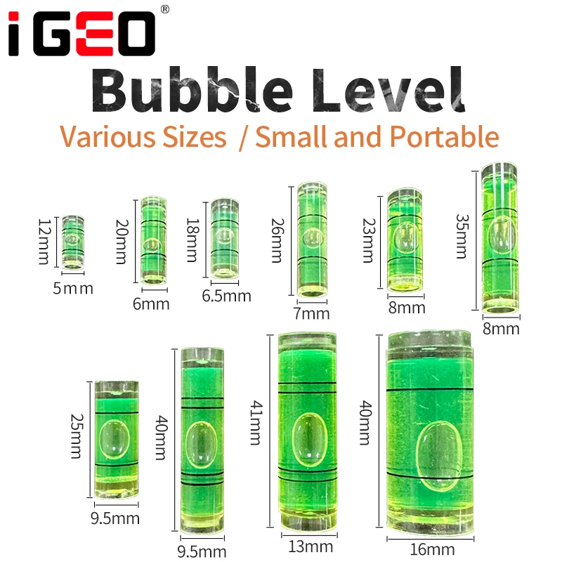 High-Precision-Mini-Bubble-Level-with-Mounting-Holes-Centering-rod ...