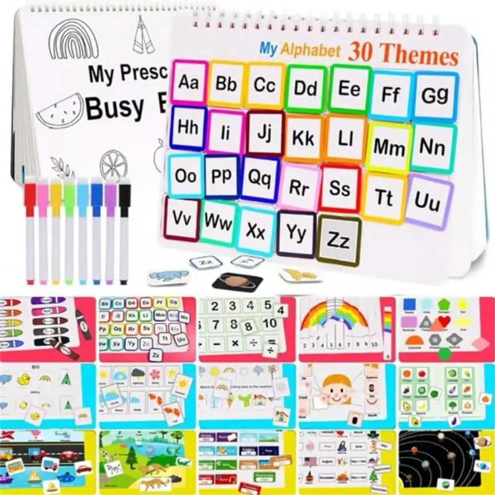 for-Toddlers-My-Preschool-Busy-Book-Creative-Gift-Learning-Activities ...