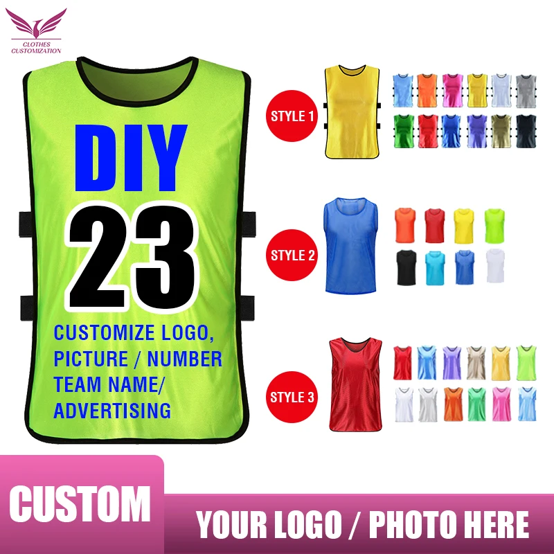 Custom logo Company party Vest soccer Team group clothes vest work vest ...