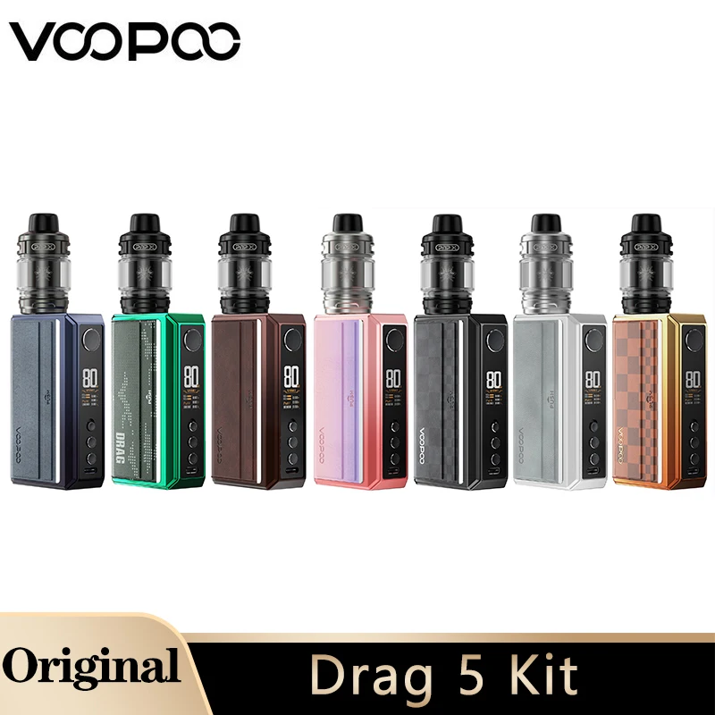 Original-VOOPOO-Drag-5-Kit-Vape-5-5ml-177W-Support-Dual-18650-Battery ...