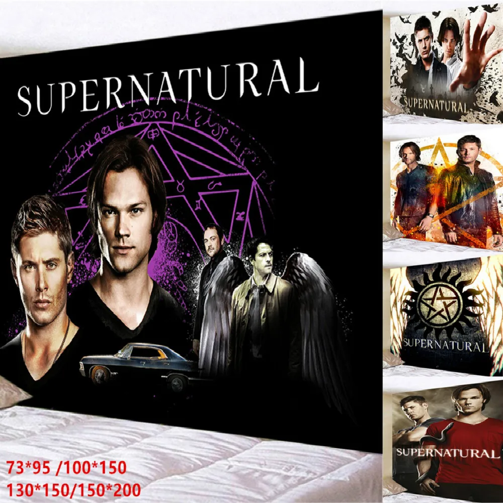 TV Series Supernatural Wall Hanging for Bedroom Living Room Hall Wall ...