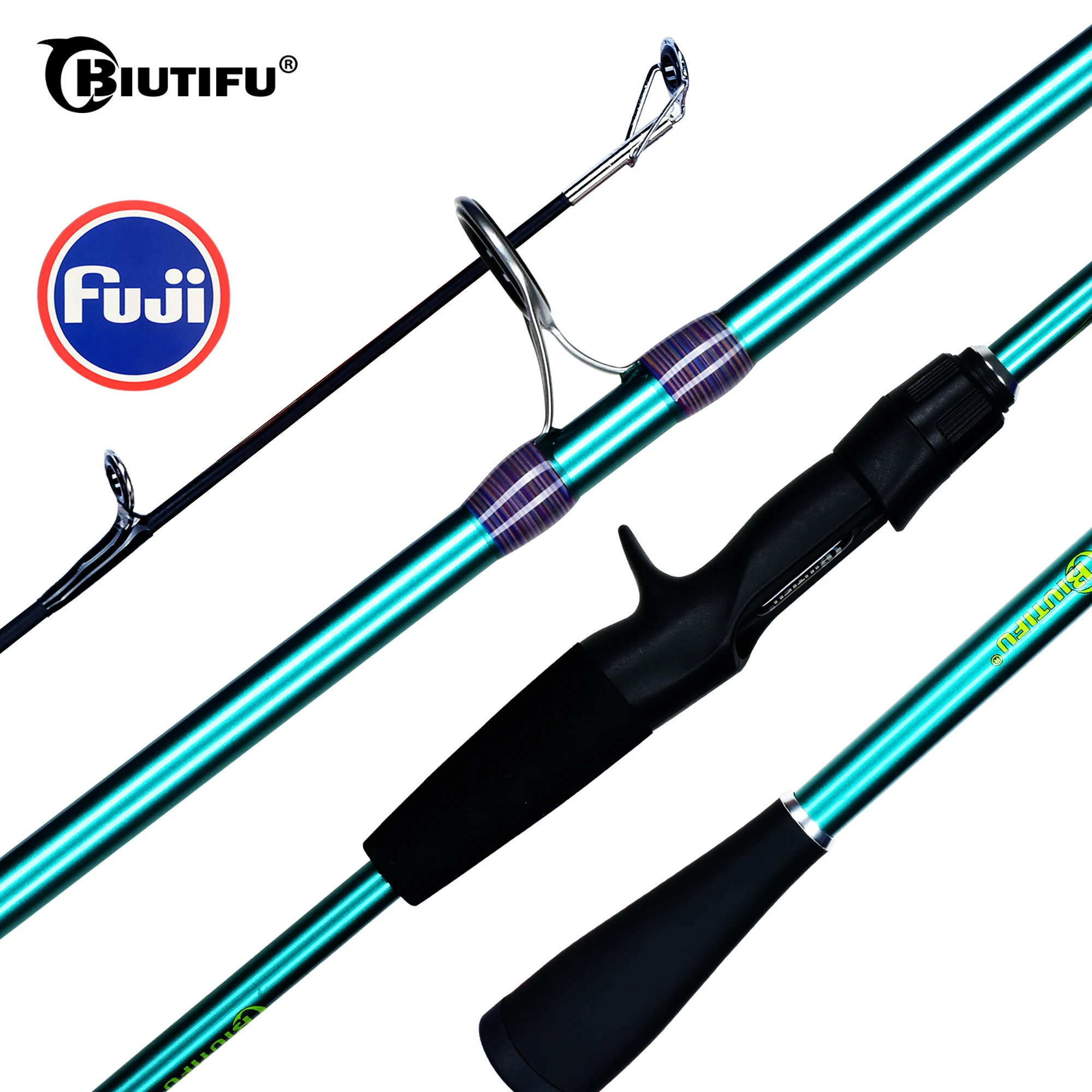 FELENHAI Spinning Casting Mini Lure Fishing Rods Fuji Guide Action Fast ...