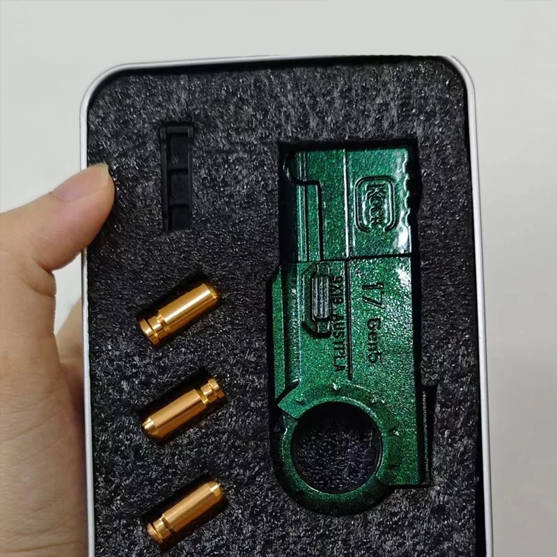 Alloy-Agent-Glock-Shell-Throwing-Soft-Bullet-Gun-EDC-Decompression-Toy ...