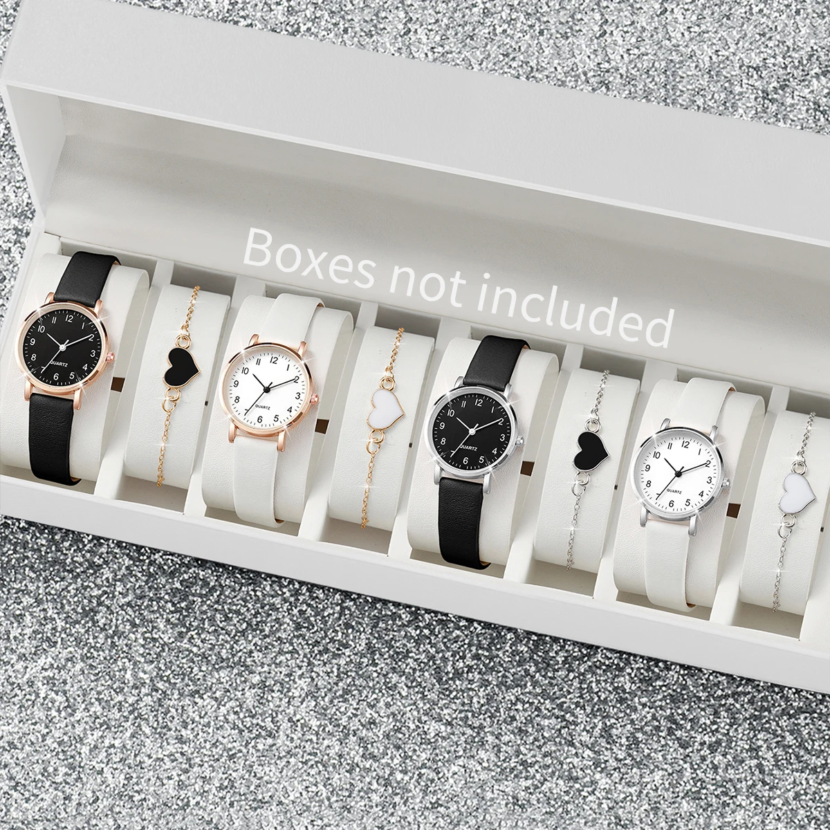 8pcs-set-Fashion-Women-s-Quartz-Watch-Set-Simple-Elegant-Digital-Dial ...