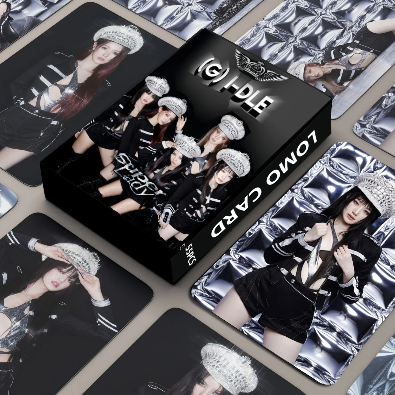 55pcs-set-Kpop-GIDLE-ILOVE-INEVER-DIE-Album-Lomo-Cards-G-I-DLE-Girls-I ...