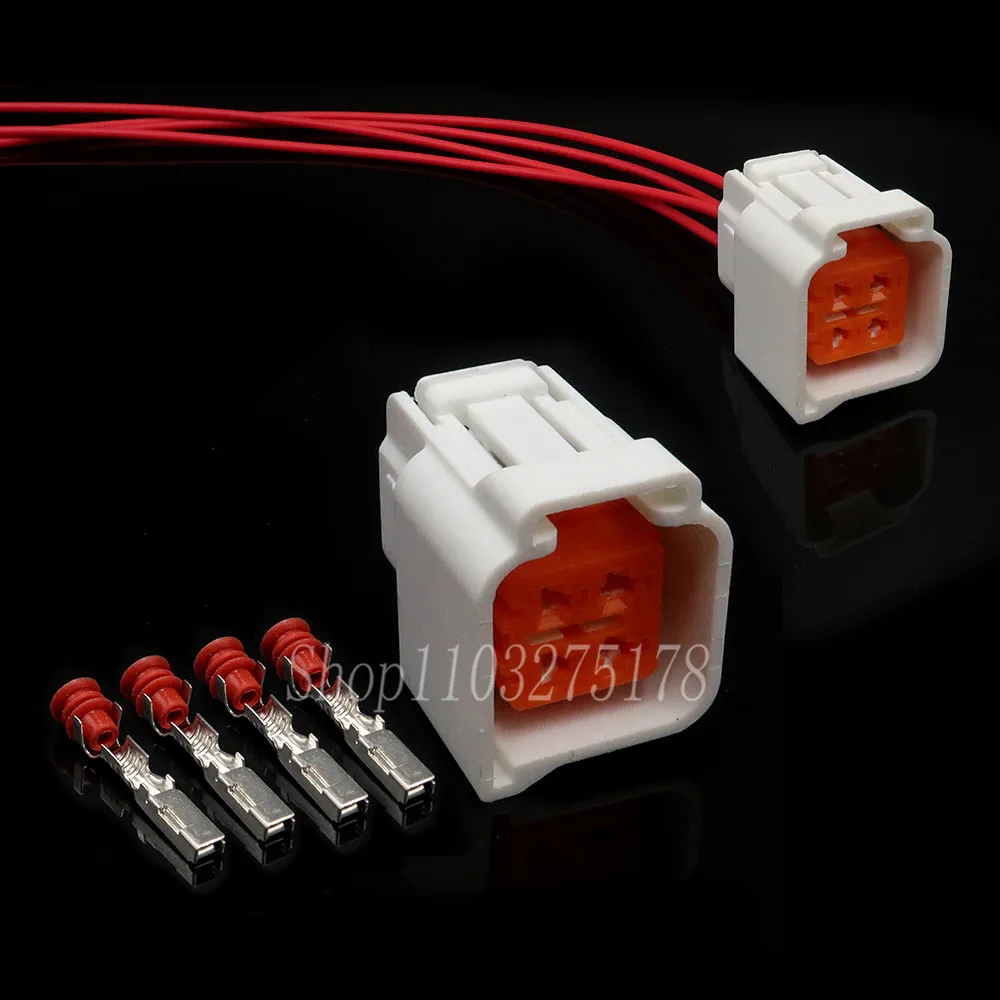 1-Set-4-Pin-6195-0032-Cable-Wire-Harness-Connector-Plastic-Housing ...