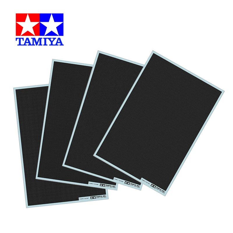 TAMIYA-Carbon-Pattern-Decal-12679-12680-12681-12682-Detail-up-Parts-130 ...
