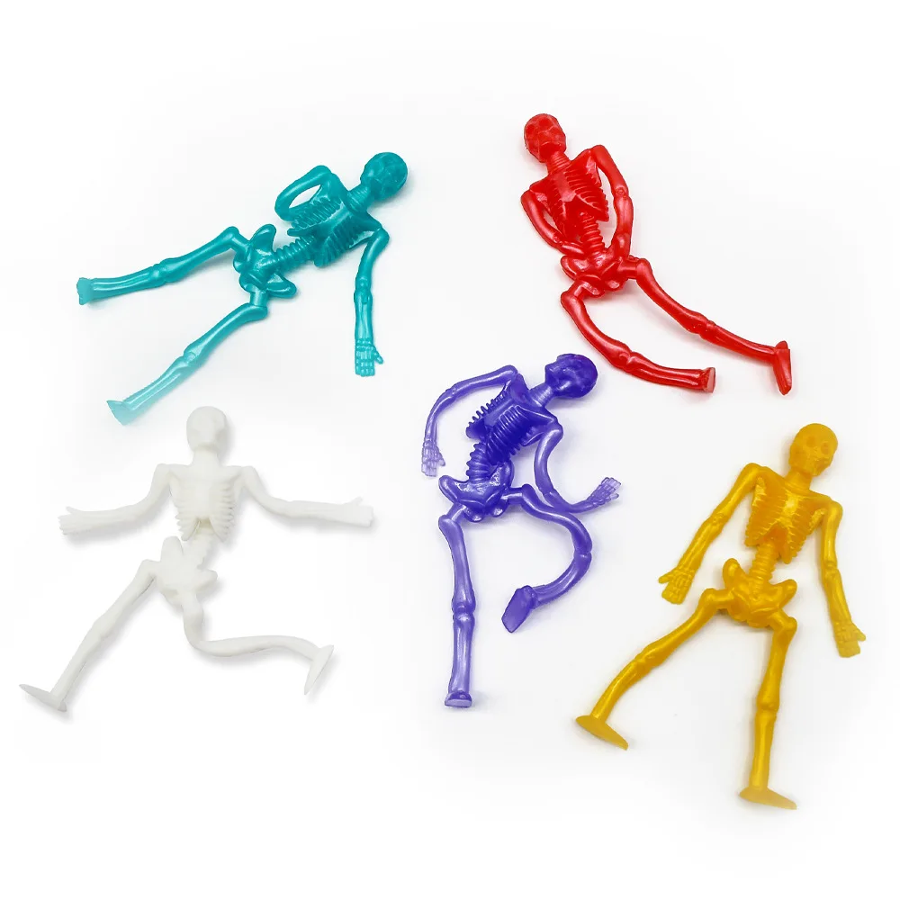 20PCS Stretchy Skeleton Sticky Toys Elastically Stretchable Sticky ...