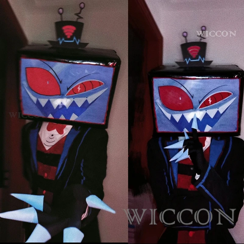 Hazbin-Cosplay-Hotel-Vox-Cosplay-Costume-Uniform-Suit-Outfit-Halloween ...