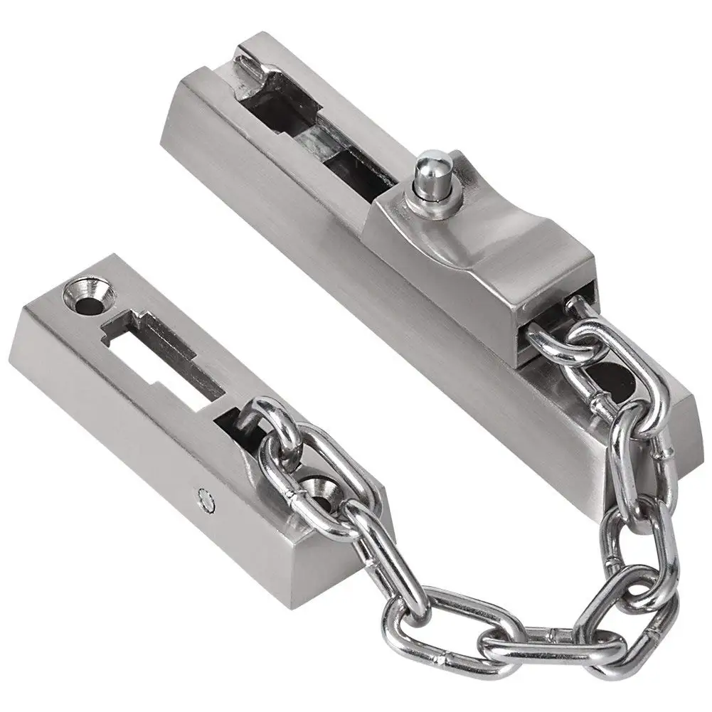 Door Chain Lock, Thickened Stainless Steel Casting Chain Door Guard ...