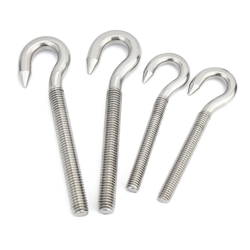 Eye Bolt M8 Ringbolt Long Shank 304 Stainless Steel Closed Weld Coil ...