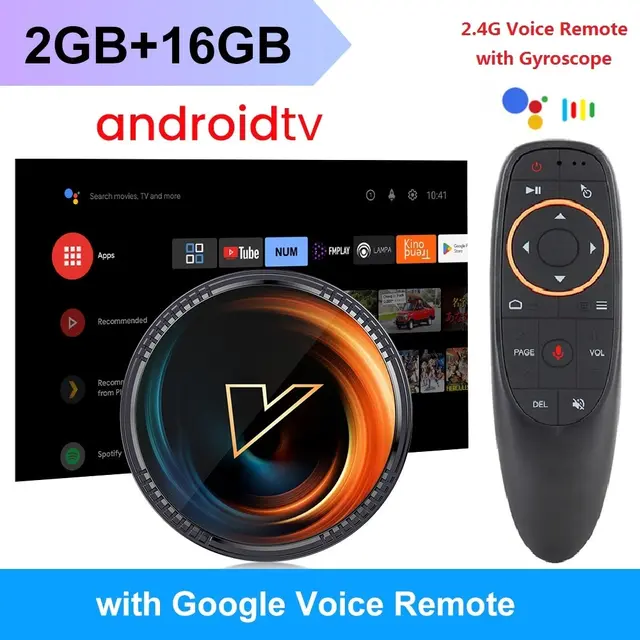 W2 ATV TV Box Android 11 Amlogic S905W2 Support 4K AV1 2.4&5G Wifi BT ...