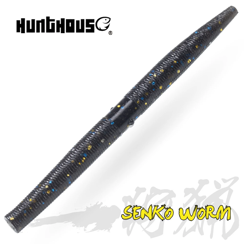 Hunthouse-Senko-Worm-Soft-Fishing-Lure-105mm-5g-10PCS-Silicone-Bait-PVC ...