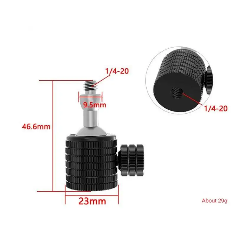 Mini-Ball-Head-Tripod-1-4-360-Degree-Swivel-Head-Screw-Tripod-Mount ...