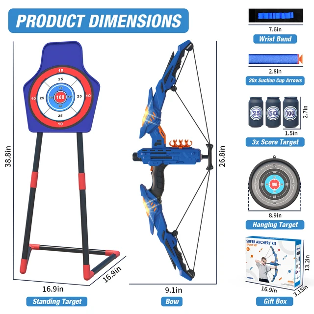 Kids Archery Set - 3-12 Years - Kids Camping Activities - Camping Boutique