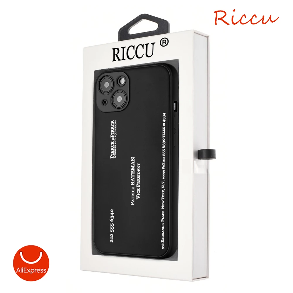 Patrick Bateman kartvizit telefon kılıfı için Iphone 13 12 Pro 11 Pro ...