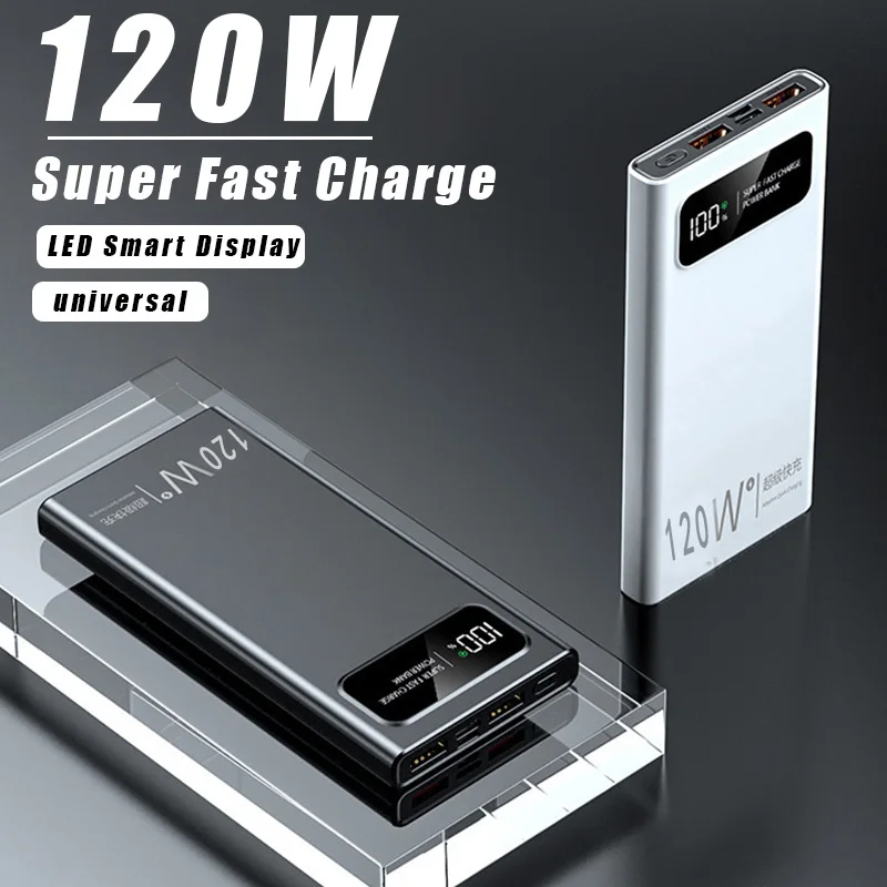 200000mAh-120W-Power-Bank-Super-Fast-Charging-Battery-High-Capacity ...