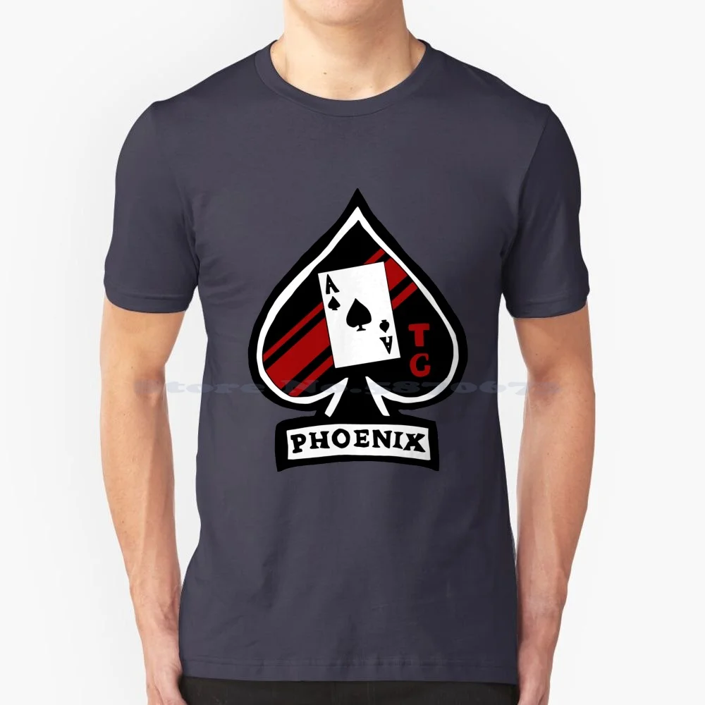 Phoenix-Logo-Millitary-Green-T-Shirt-100-Cotton-Tee-Top-Maverick ...