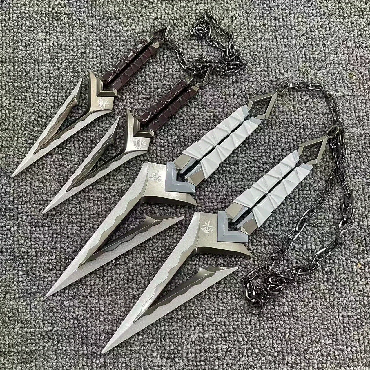 6/8.6inch Valorant Ninja Star Katana Metal Sword Kunai Anime Cosplay ...