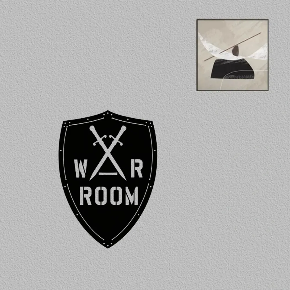 1pc-War-Room-Shield-Metal-Sign-Wall-Hanging-Office-Prayer-Room-Man-Cave ...