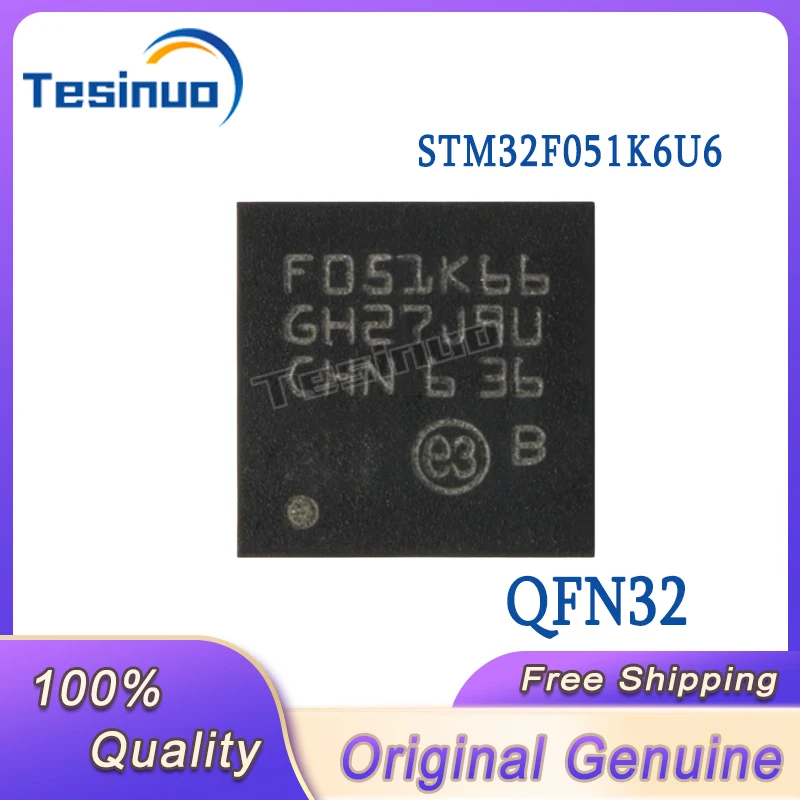 5-PCS-New-Original-STM32F051K6U6-F051K66-QPN32-ARM-Cortex-M0-32-bit ...