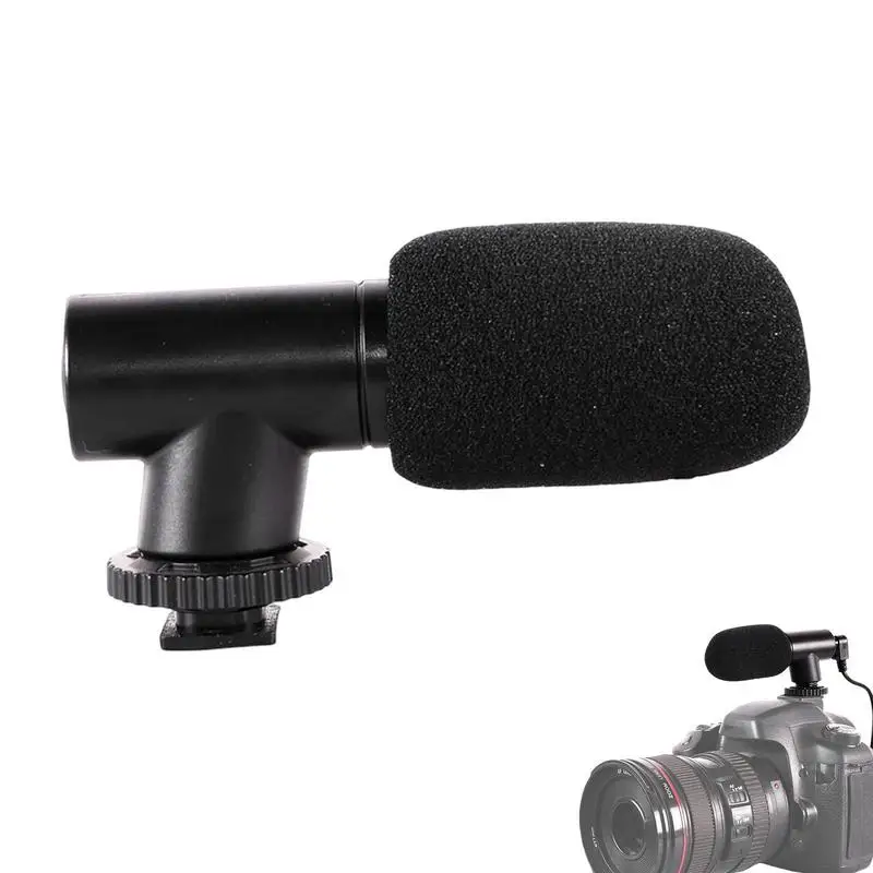 Video-Camera-Microphone-On-Camera-Shotgun-Mic-ForDSLR-Camera-Mobile ...