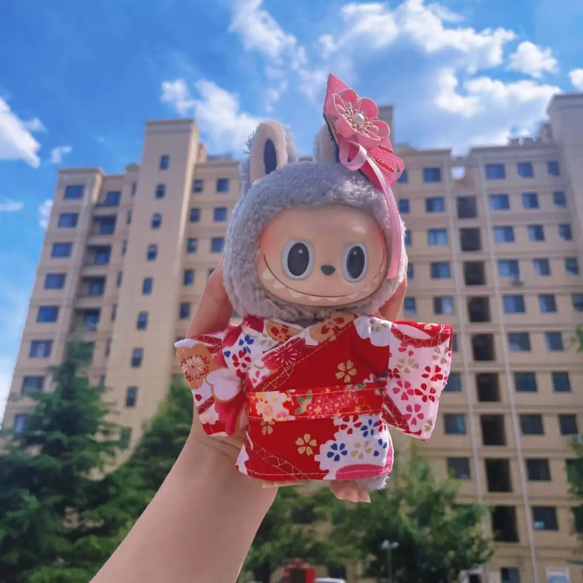 Beautiful Japan Kimono 15cm Labubu Idol Dolls Clothes Accessories Korea ...