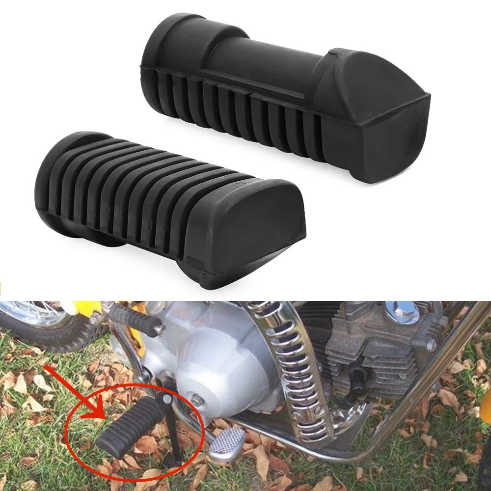 Foot Peg Rubber Nonslip Footrest Pedal Foot Peg Cover Set for Honda ...