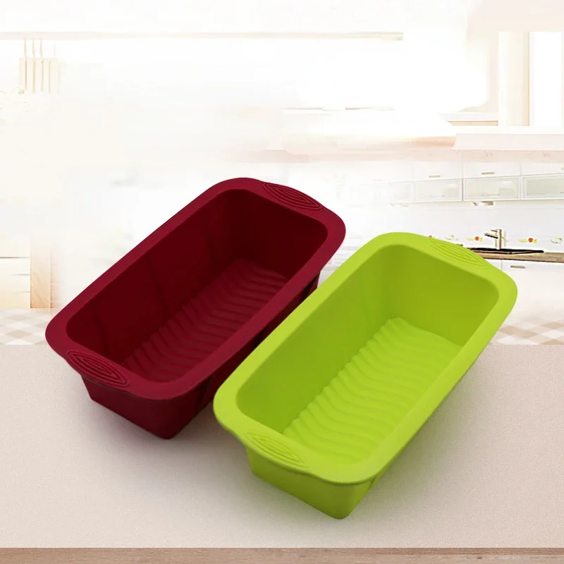 Rectangular-Silicone-Mold-Baking-Tools-Candy-Toast-Mould-Easter-Bread ...