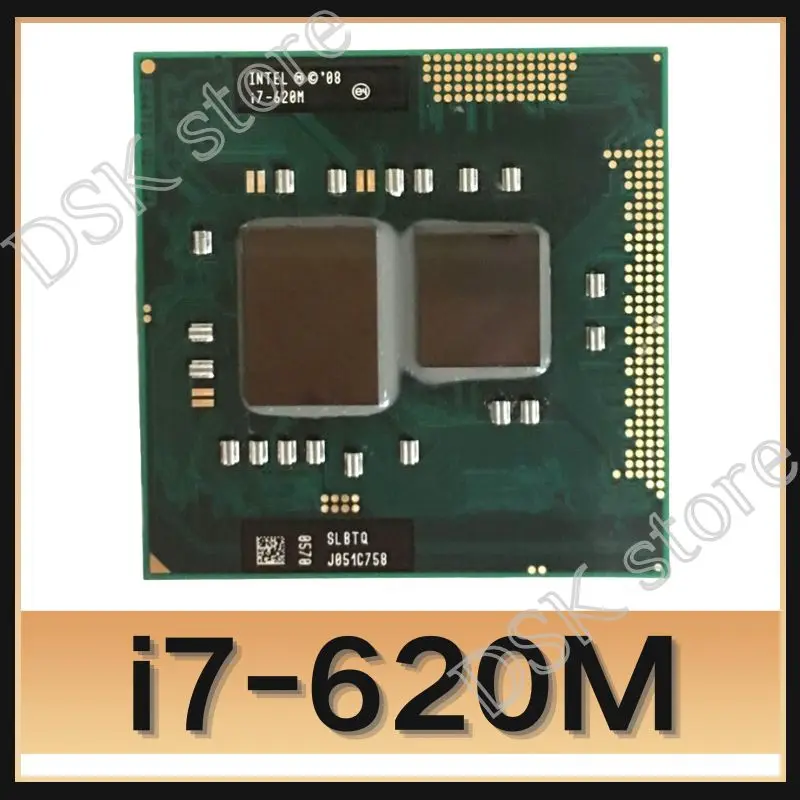 Procesador Intel Core I7 620m, I7-620M, SLBTQ, SLBPD, doble núcleo, 4M ...