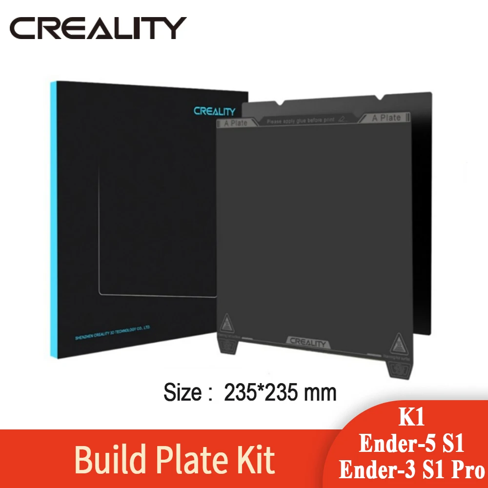 CREALITY-K1-PEI-Build-Plate-Kit-235-235-mm-Excellent-Adhesion-High ...