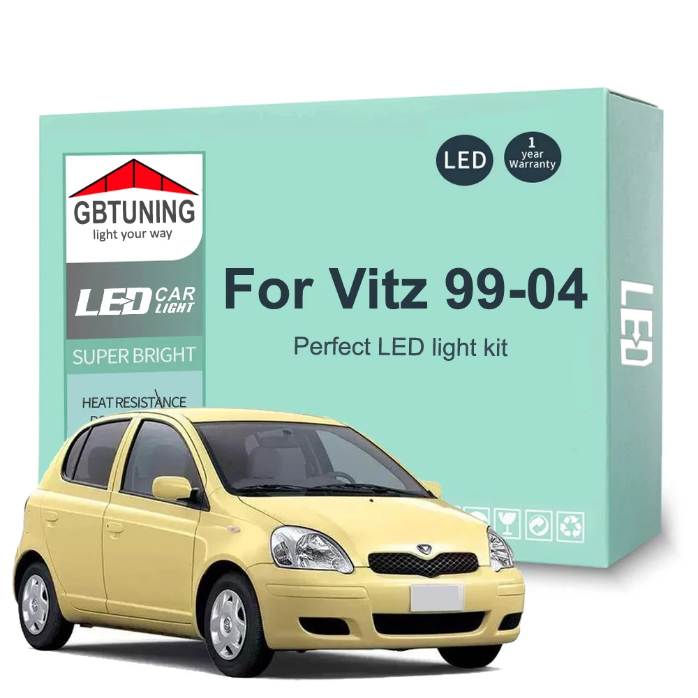8Pcs-Car-Accessories-For-Toyota-Vitz-1999-2000-2001-2002-2003-2004 ...