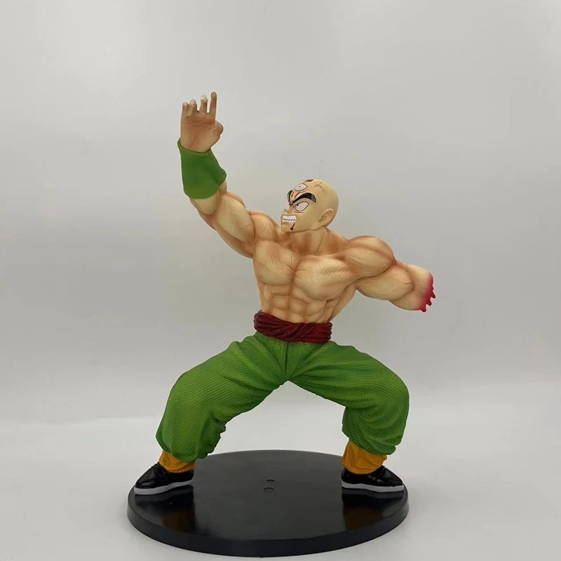 24cm-DragonBall-Squatting-Battle-Damage-Tien-Shinhan-Action-Figures-PVC ...
