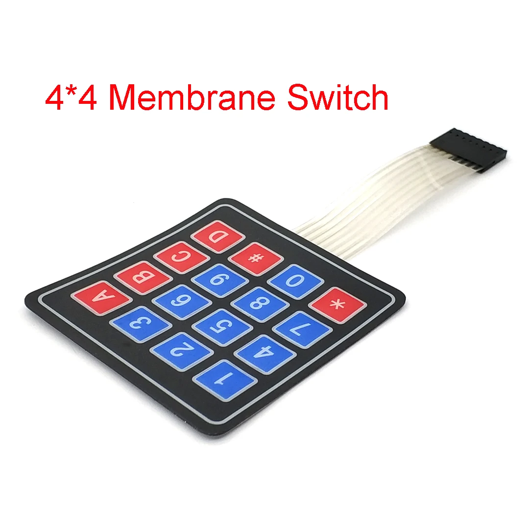 New-4-12-16-Key-4-4-Membrane-Switch-Keypad-1x4-3x4-4x4-Matrix-Array ...