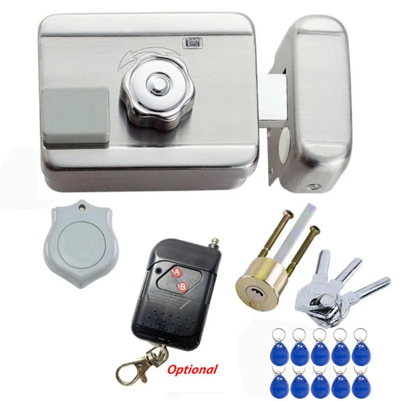 Wired-Electric-Lock-Gate-Lock-Video-Intercom-Compatible-Optional-Remote ...