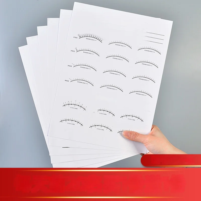 Eyelash-Practice-Paper-Grafting-Beginner-Eyelash-Training-Planting ...