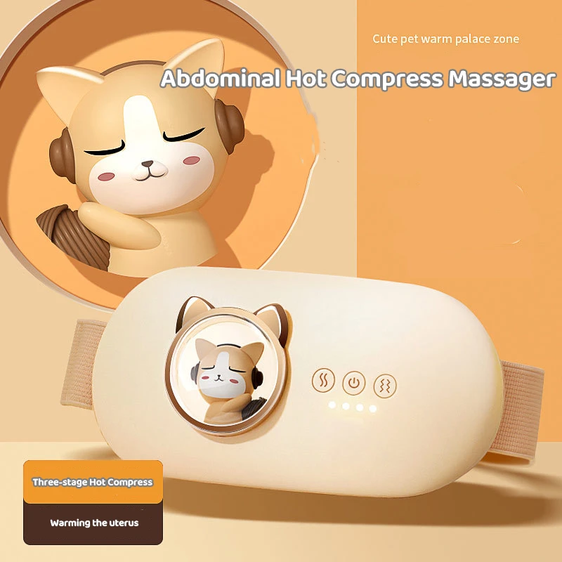 Multifunctional Waist Abdomen Massager Hot Compresses Dysmenorrhoea ...