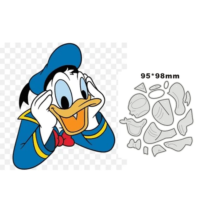Donald Duck Stencil