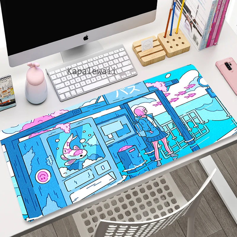 Pixel City Art Computer Mouse Pad Gaming MousePad Gamer Large Mouse Pad ...