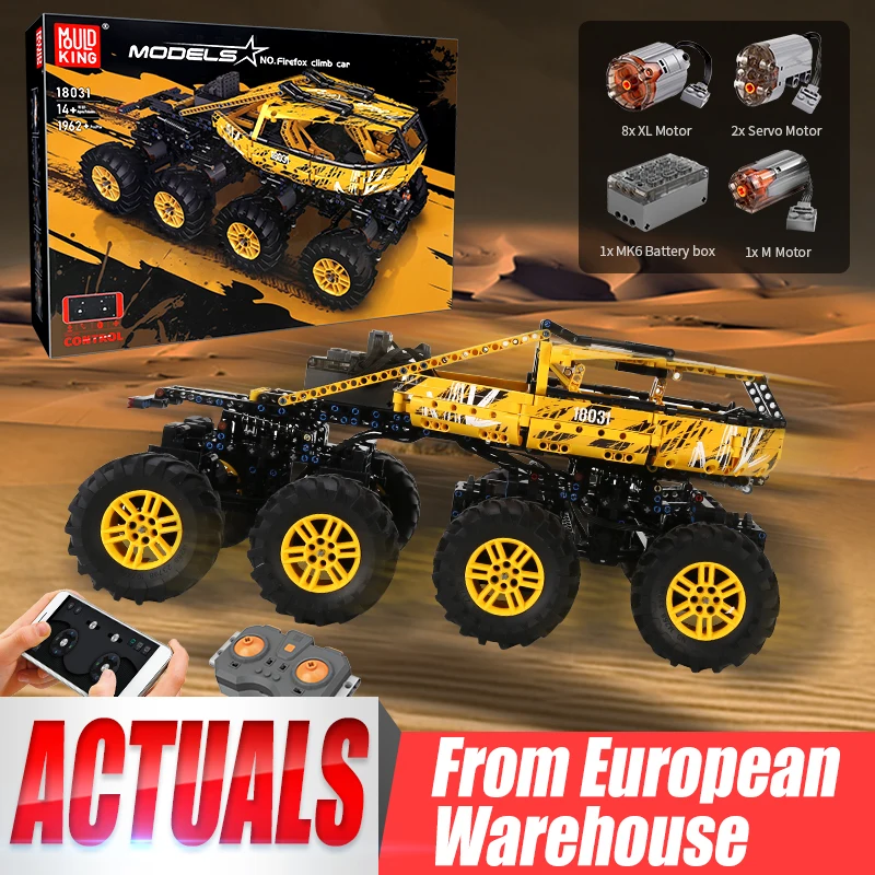 Mould King 18030 Technical Car Building Block The RC Motorized Firefox ...