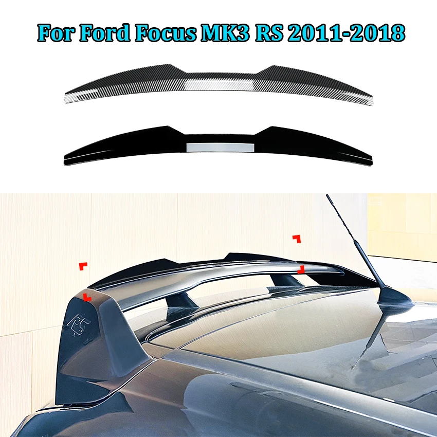 For-Ford-Focus-MK3-RS-2011-2018-Car-Rear-Roof-Spoiler-Wing-Gloss-Black ...